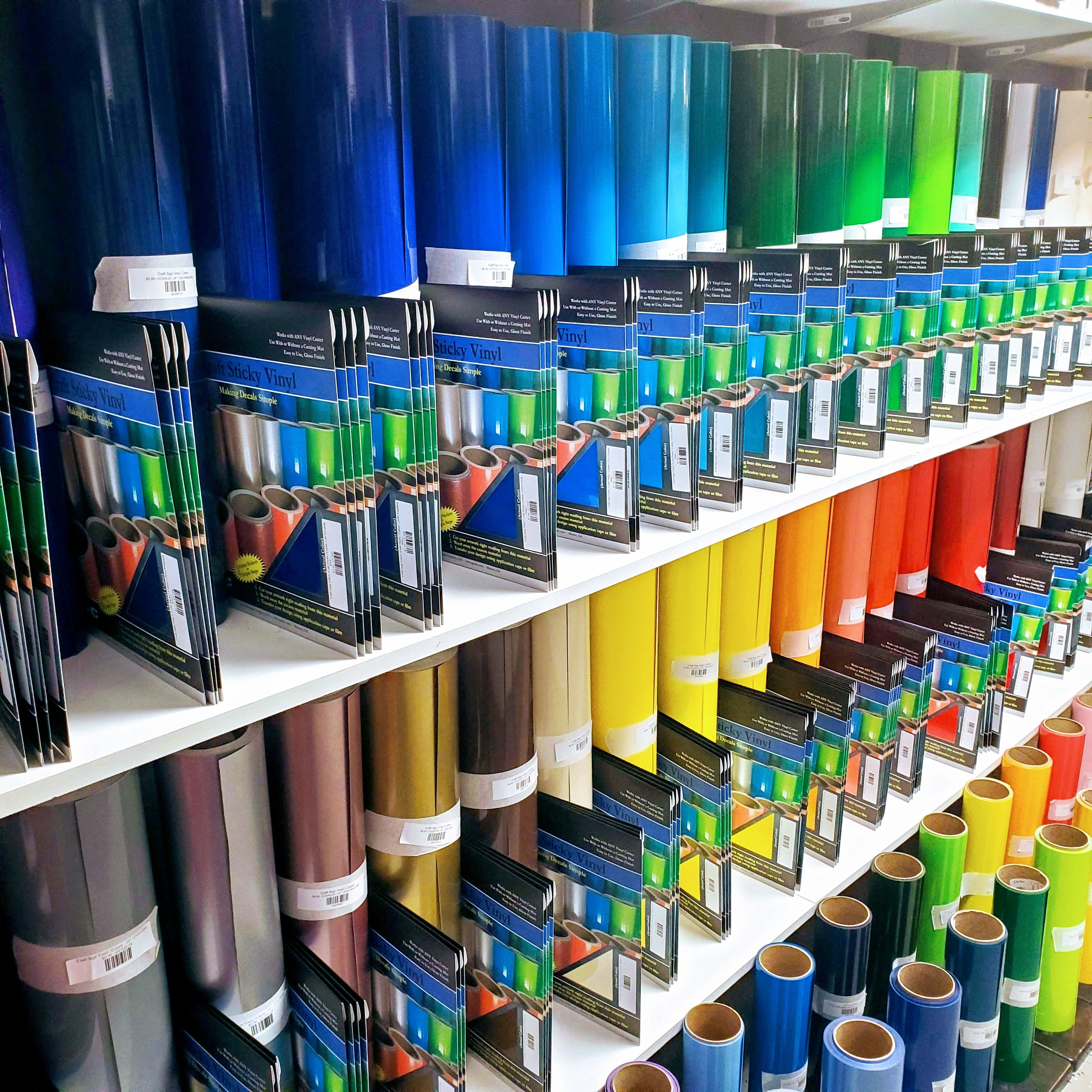 Craft Sign Vinyl | Rolls and Sheets – JDC